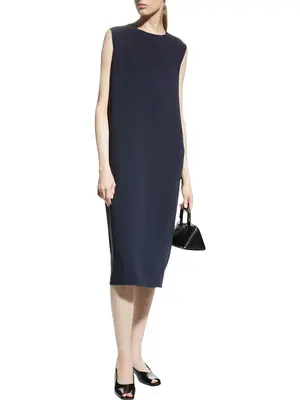 THE ROW THE ROW Mirna Midi Dress Navy