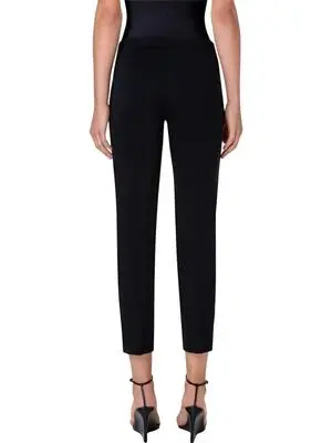Akris Frankie Slim-leg Ankle Pants - Black