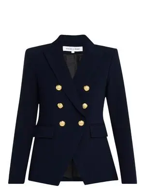 Veronica Beard Veronica Beard Miller Dickey Jacket Navy With Gold Buttons