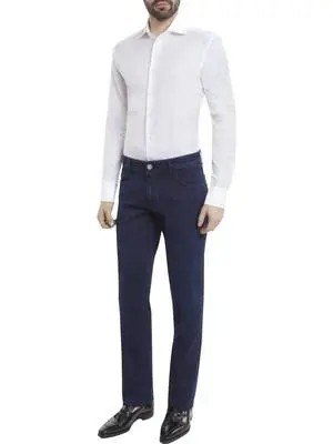 Stefano Ricci Straight-leg Denim Jeans - Navy