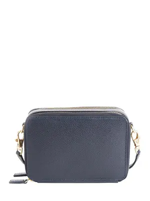 ROYCE NEW YORK ROYCE New York Monogrammed Leather Camera Bag One-color