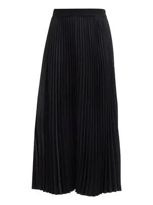 Co Pleated Midi Skirt - Black