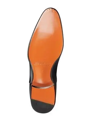 Santoni Apos;s Isaac Patent Leather Lace-up Shoes - Black