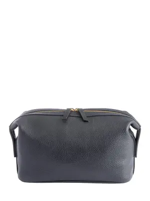 ROYCE NEW YORK ROYCE New York Monogrammed Leather Toiletry Bag One-color