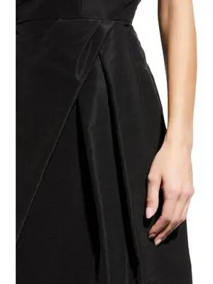 Carolina Herrera Bateau Neck Short-sleeve Dress - Black