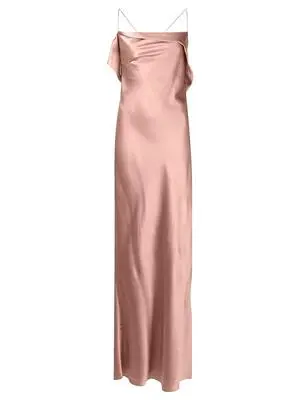 Michelle Mason Silk Gown - Pink