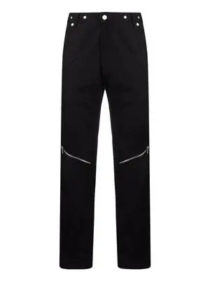 HELIOT EMIL Straight-leg Trousers - Black
