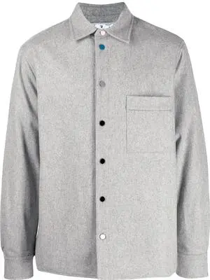 Off-White Long-sleeve Shirt - Grey
