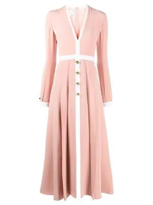 Giambattista Valli Silk Maxi Dress - Pink
