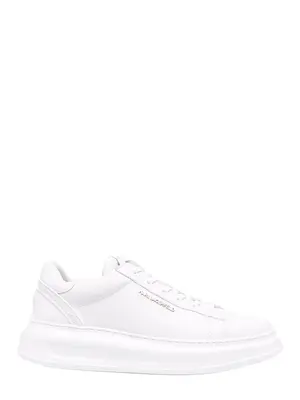 Karl Lagerfeld Kapri Low-top Leather Sneakers - White