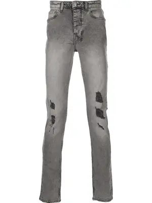 Ksubi Prodigy Distressed Skinny Jeans - Grey