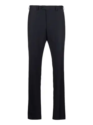 Emporio Armani Tapered-leg Tailored Trousers - Blue