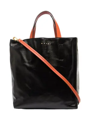 Marni Marni Leather Tote Bag Black