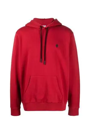 COUNTY OF MILAN Embroidered Logo Cotton Hoodie