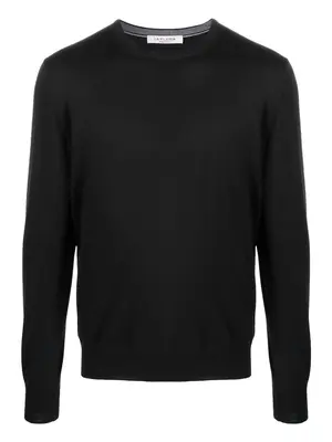 FILERIA Crew Neck Jumper - Black
