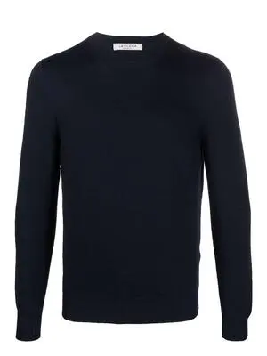 FILERIA Slim Fit Wool Jumper - Blue