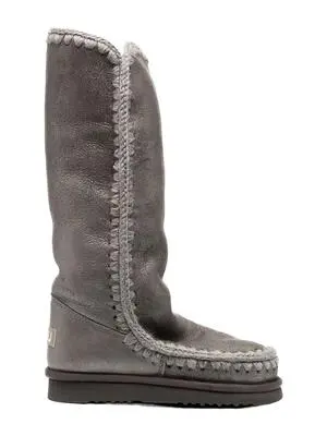 Mou Calf-length Snow Boots - Grey