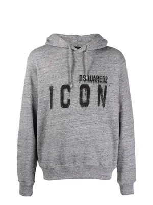Dsquared2 DSQUARED2 Logo-print Hoodie Grey