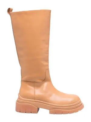 Ash Mustang Leather Boots - Neutrals