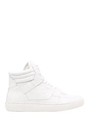 ANINE BING High-top Leather Sneakers - White