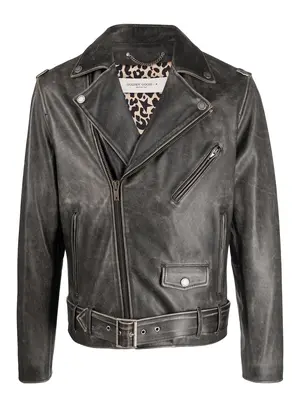 GOLDEN GOOSE DELUXE BRAND Golden Goose Leather Biker Jacket