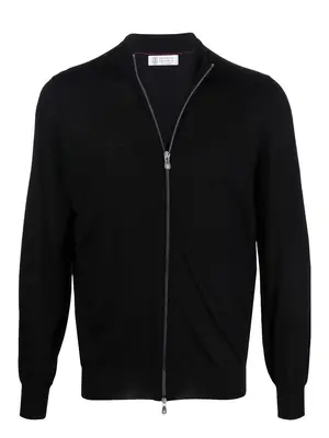 BRUNELLO CUCINELLI Zip-Up Knitted Cardigan