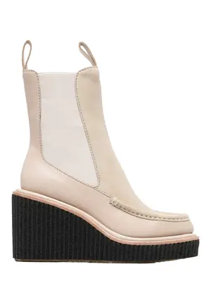 Rag & Bone Sloane Wedge Chelsea Boots - Neutrals