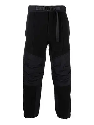 Alexander Wang Logo-waistband Panelled Track Pants - Black