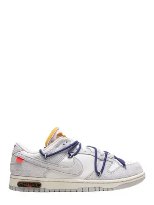 Nike X Off White Dunk Low Sneakers - Grey