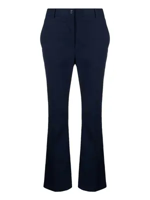 Moschino High-rise Flared Trousers - Blue