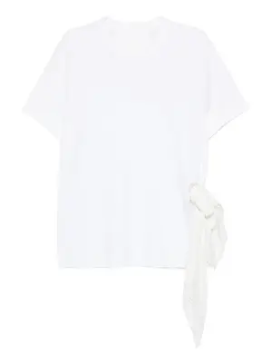 Givenchy Scarf-detail T-shirt - White