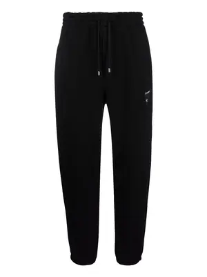 GMBH Logo-leg Track Pants - Black