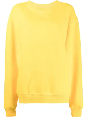 LA DETRESSE The Sun-motif Cotton-blend Sweatshirt - Yellow