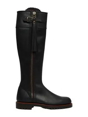 Penelope Chilvers Tassel Knee High Boot - 101 Black