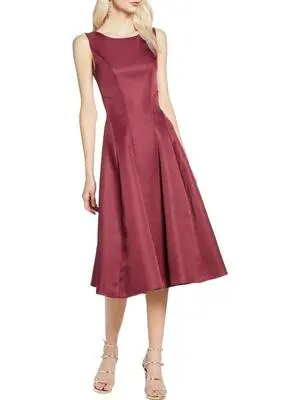 CHI CHI LONDON Chi Chi London Bracken Satin Fit & Flare Cocktail Dress