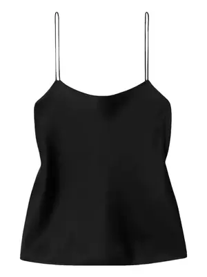 THE ROW Biggins Silk-satin Camisole - Black