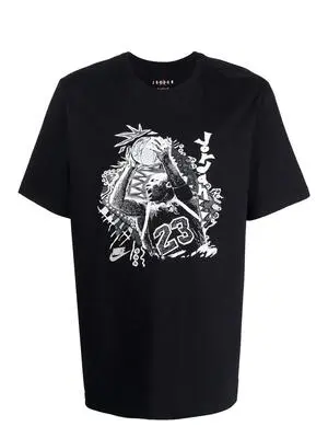 JORDAN Vintage Mj Print T-shirt - Black