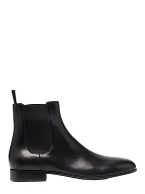 GIANVITO ROSSI Ankle-length Chelsea Boots - Black
