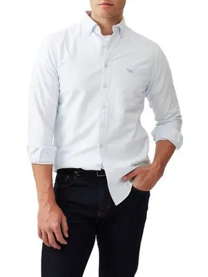 Rodd & Gunn Oxford Lakeside Stripe Sports Fit Shirt - Capri