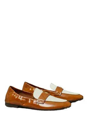 Tory Burch Tory Burch Ballet Loafer Bright Cuoio / Pearl Spongy