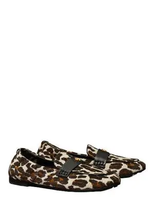 Tory Burch Tory Burch Ballet Loafer Leopard/perfect Black