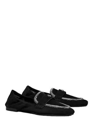 Tory Burch Tory Burch Ballet Loafer Perfect Black / Crystal
