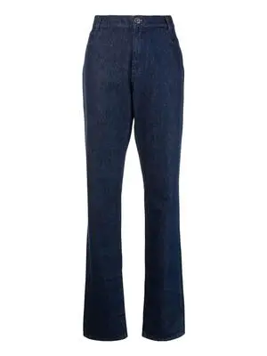 Raf Simons High-rise Straight-leg Jeans - Blue