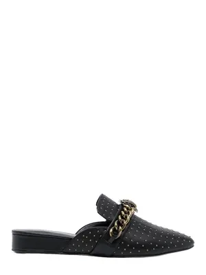 Kurt Geiger Chelsea Chain Strap Mules - Black