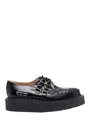 GEORGE COX X 10 Corso Como D-ring Embellished Creepers - Black