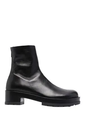 SAPIO SAPIO Chunky Leather Ankle Boots