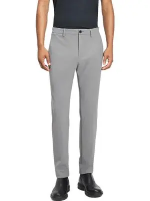 Theory Theory Zaine Precision Ponte Knit Trousers Soft Grey