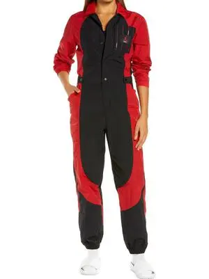 JORDAN Essentials Flight Suit Varsity Red/black/black
