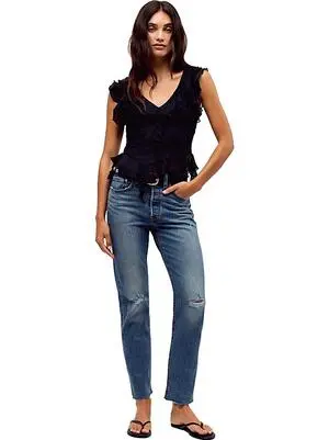 LEVI'S 501 Straight Leg Jeans - Key Box