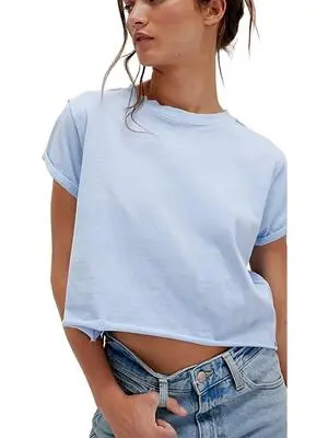 Free People We The Free The Perfect Tee - Cashmere Blue